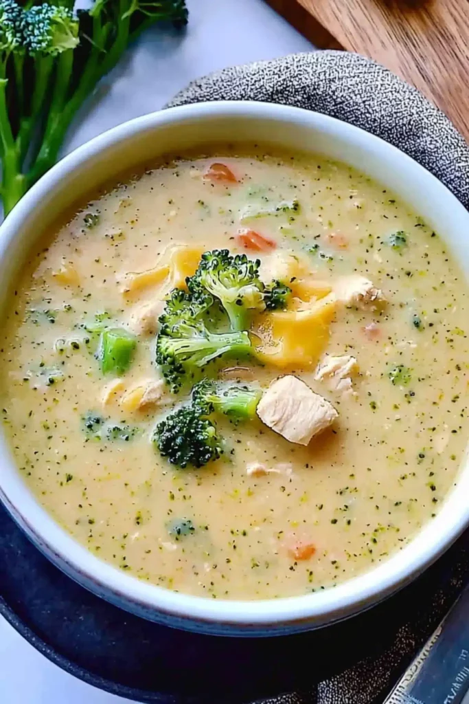 Chicken Broccoli Cheddar Soup: Comfort in a Bowl